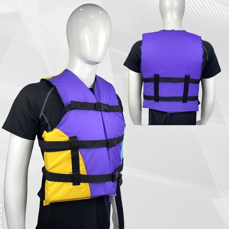Boating Life Vest Offshore Work Life Saving Vest PFD Portable Oxford ...