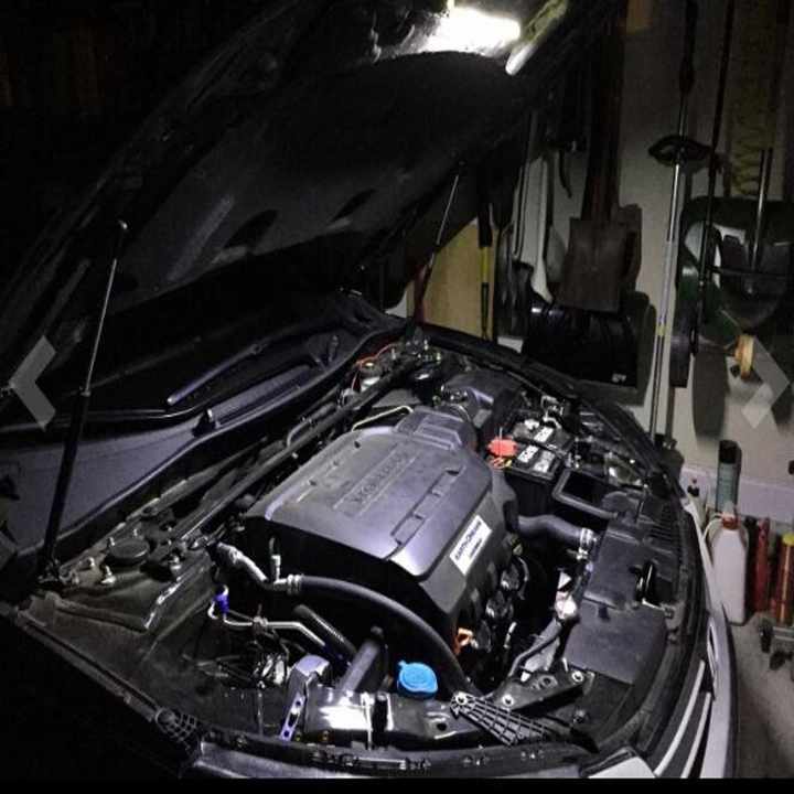 1set LED Car Under Hood Work Inspection Light Kit Waterproof 12V White ...