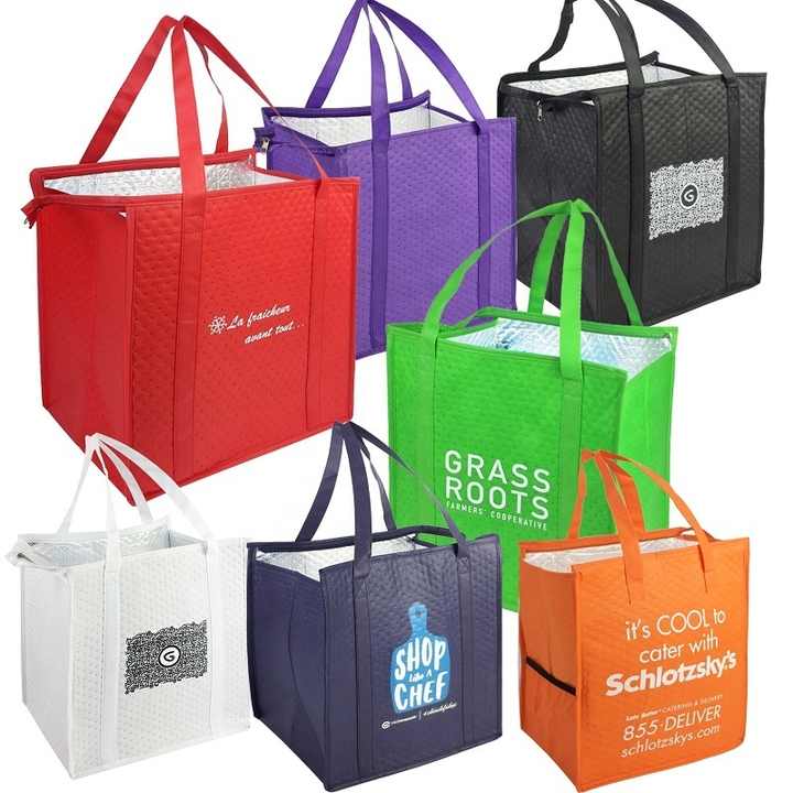 Custom Logo Promotional Reusable Thermal Insulation Bag