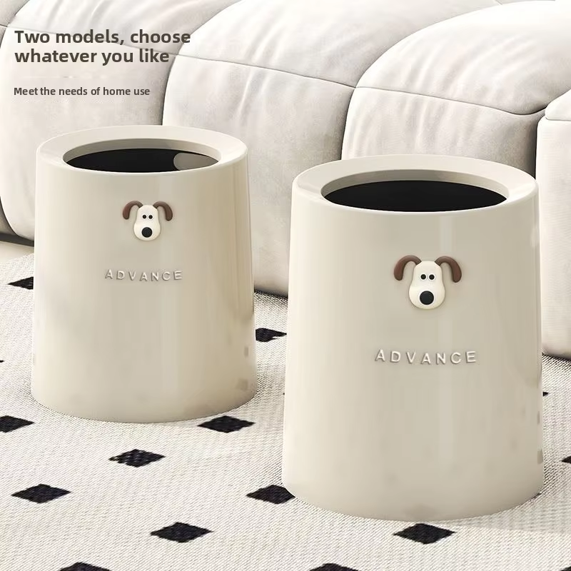 High Aesthetic Value Open Top Bow-Shaped Trash Can for Home Large ...