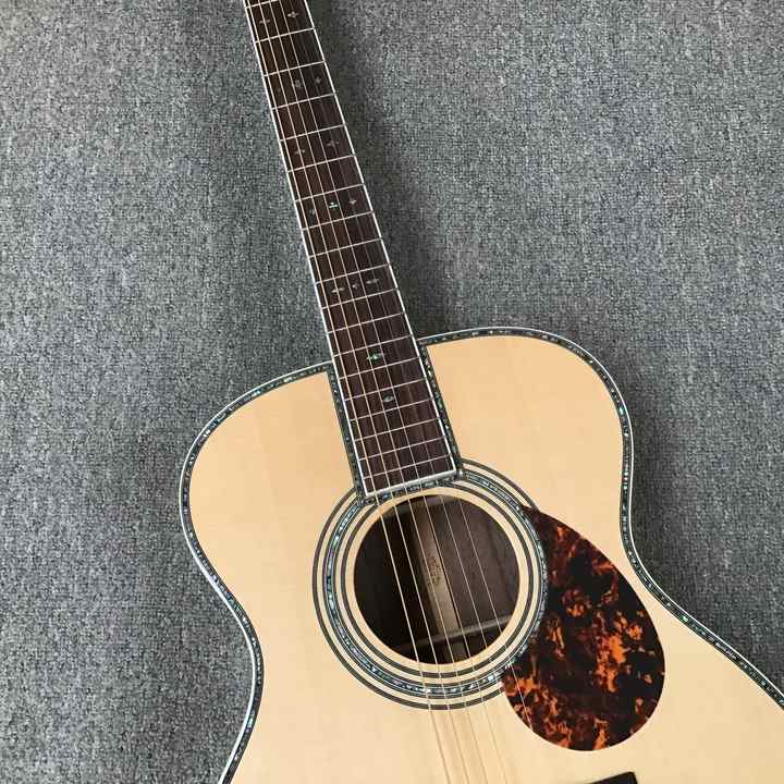 China Made 6 String Acoustic Guitar with Glossy Finish & OEM Options