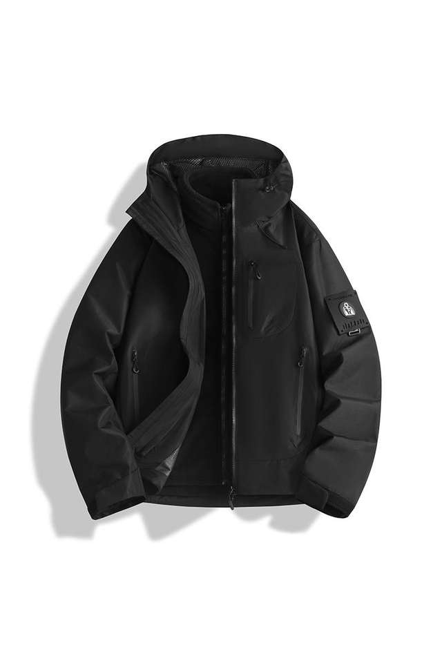 Three-in-one Fashionable Windproof Breathable Canvas Zipper Winter Soft ...