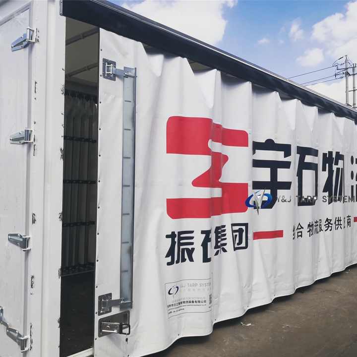 Truck Quick Opening Slider System for Sliding Curtain Trailers Tarp System