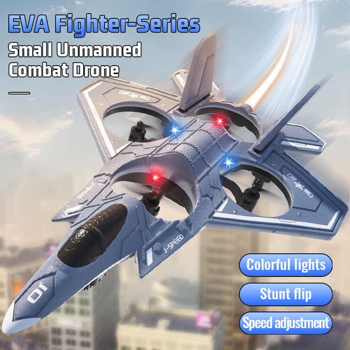 H128 2.4G Remote Control Flying Toy Beginner's Light Jet Airplane & EPP ...