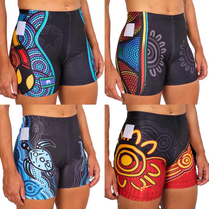 Australian Tights Custom Aboriginal Indigenous Girls Compression Tight ...