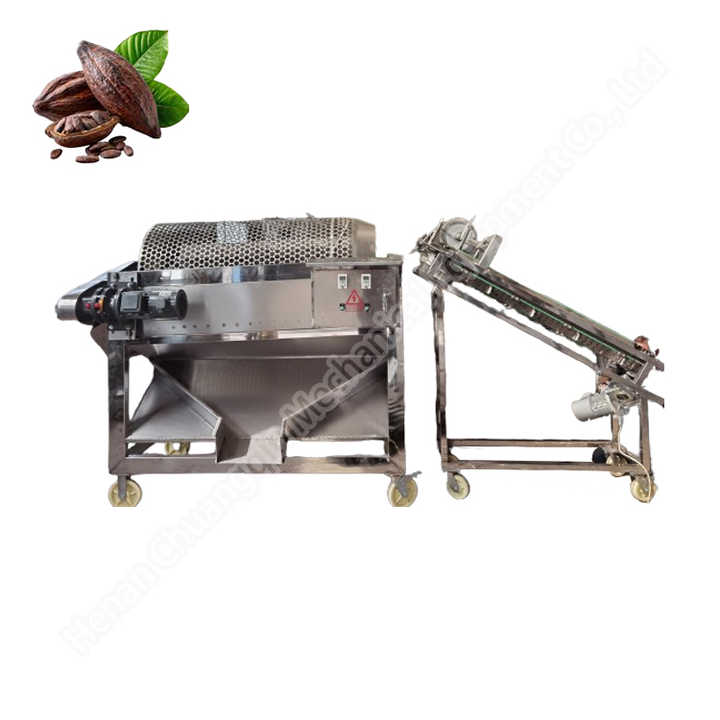 Cocoa Beans Separation Shelling Machine Hazelnut Shell Removing Machine ...