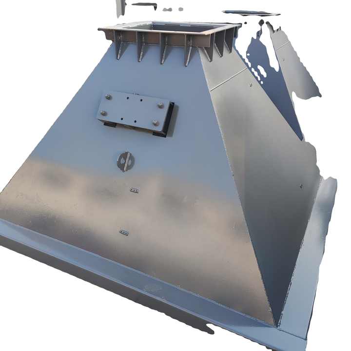 Custom Metal Work Steel Structure Fabrication Conical Discharge Hopper ...