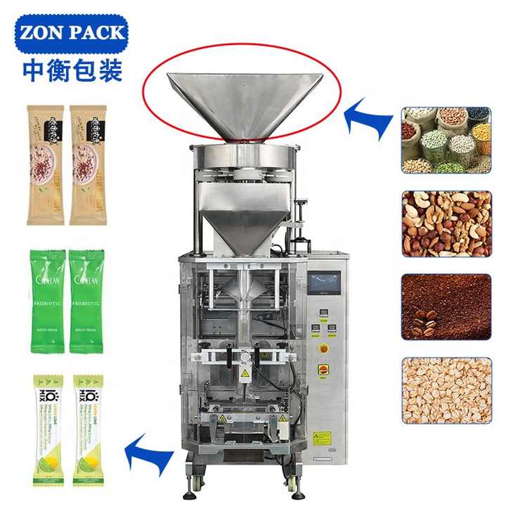 Automatic Vertical Form Fill Seal Bag Packaging Machine Granule Packing ...