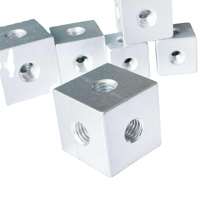 Fixing Block Aluminum Alloy Multifunctional 10x10x10mm Connector Cube ...