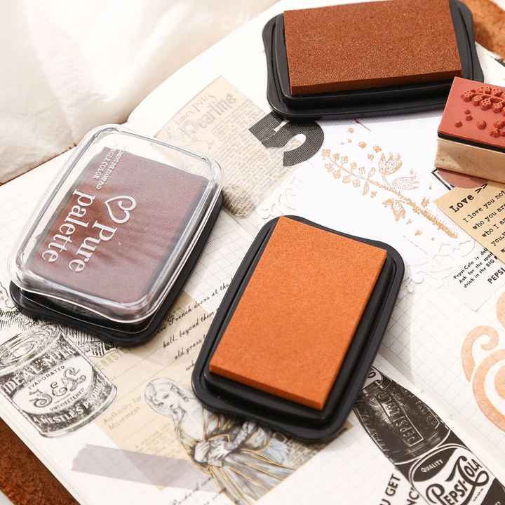 Clear Stamps Children Ink Pad - 20 Colors Retro Printing Pad