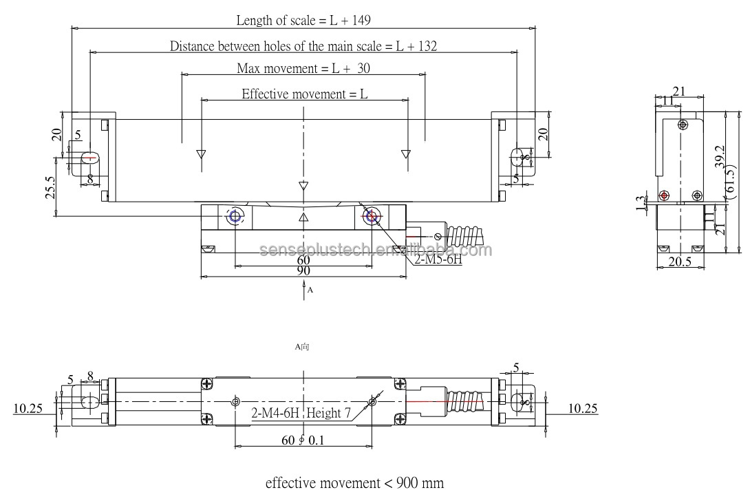 Milling and turning machine digital display meter position sensor glass ...