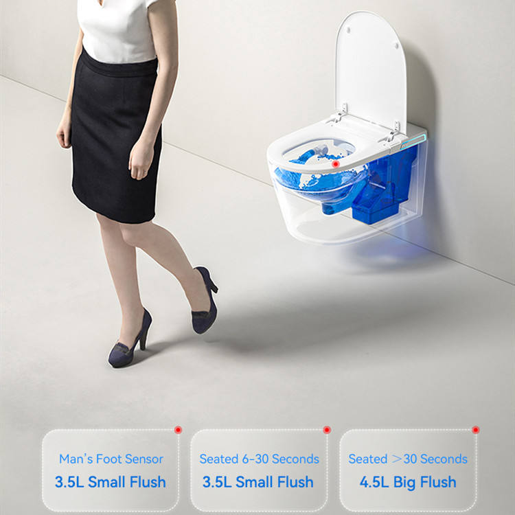 Built-in Aroma System Female Wash Automatic Flush WC Intelligent Toilet ...