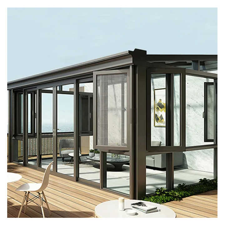 Wholesale Inventory Manufacturer Gargen House Open Air Veranda Aluminum ...