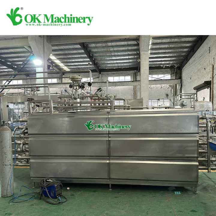 OKGX004 1000-15000l Pasteurizer Milk Plant Plate Type Milk Pasteuriser ...