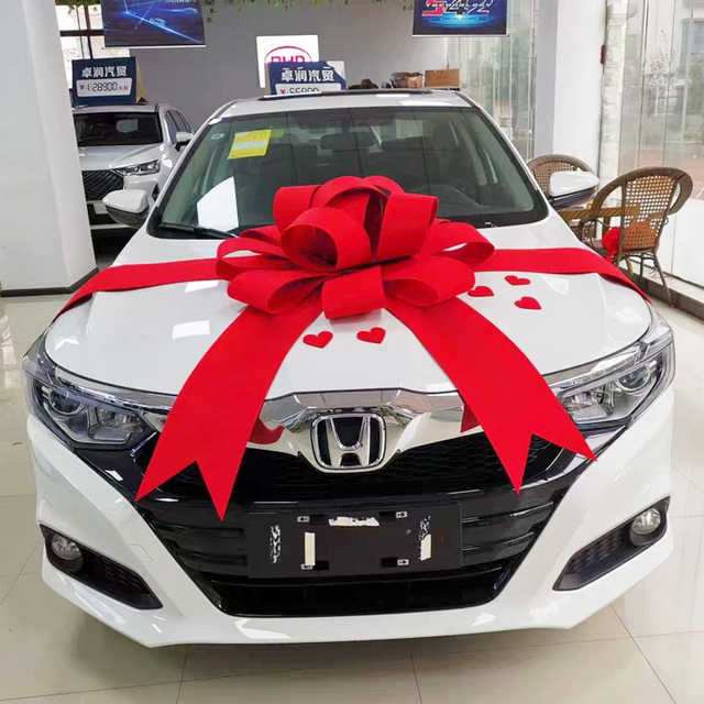 Wholesale EVA Car Ribbon Bow Decoration with Customizable Logo