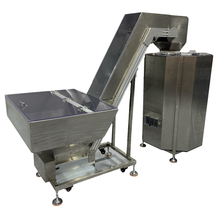 Automatic, Inclined Bucket Elevator, Lifting Belt Conveyor With Storage ...