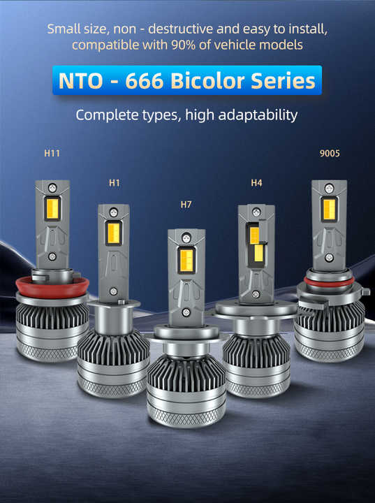 Tk 30000LM High-power 300W H7 Headlight Bulb H4 Led Lamp Double Copper Tube Led Lights for Car ...