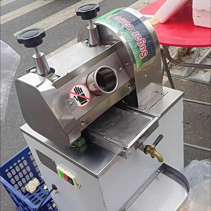 Power-Operated Electric SugarCane Juicer Automatic Cane Juice Squeezer ...