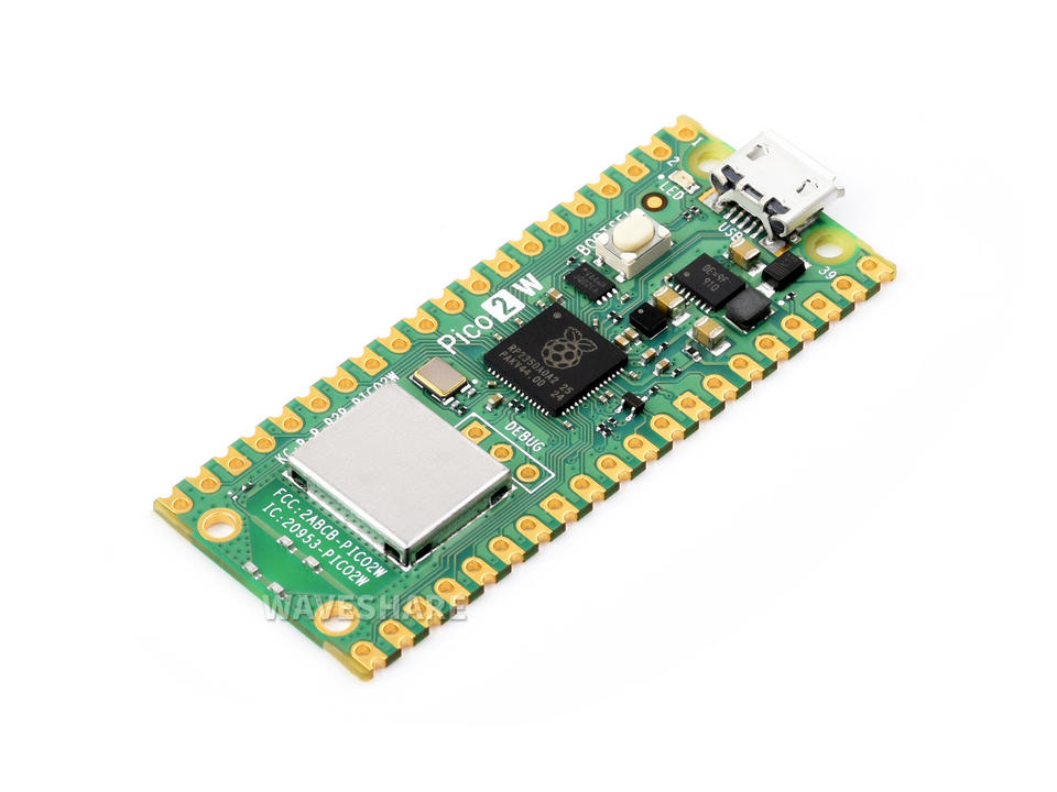 Waveshare Raspberry Pi Pico 2 WH-SKU-31030 ,Raspberry Pi Pico 2 W ...