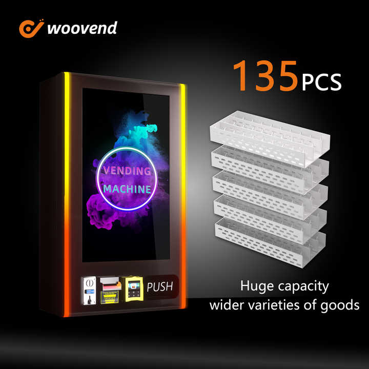 Nightclubs Tabletop Mini Vending Machine With Card Reader Age ...