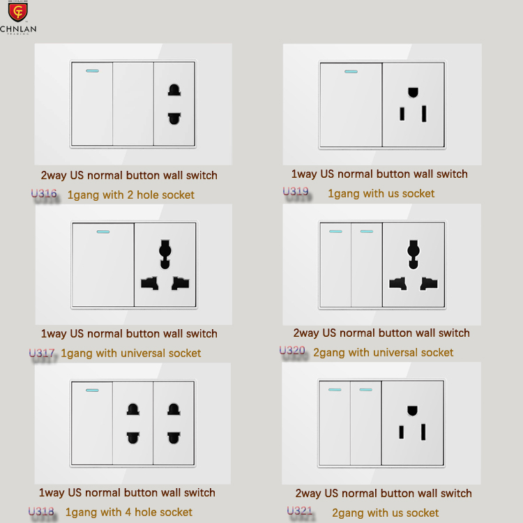 How to Choose a 120V 20 Amp Tempered Glass Panel Duplex Receptacle US ...