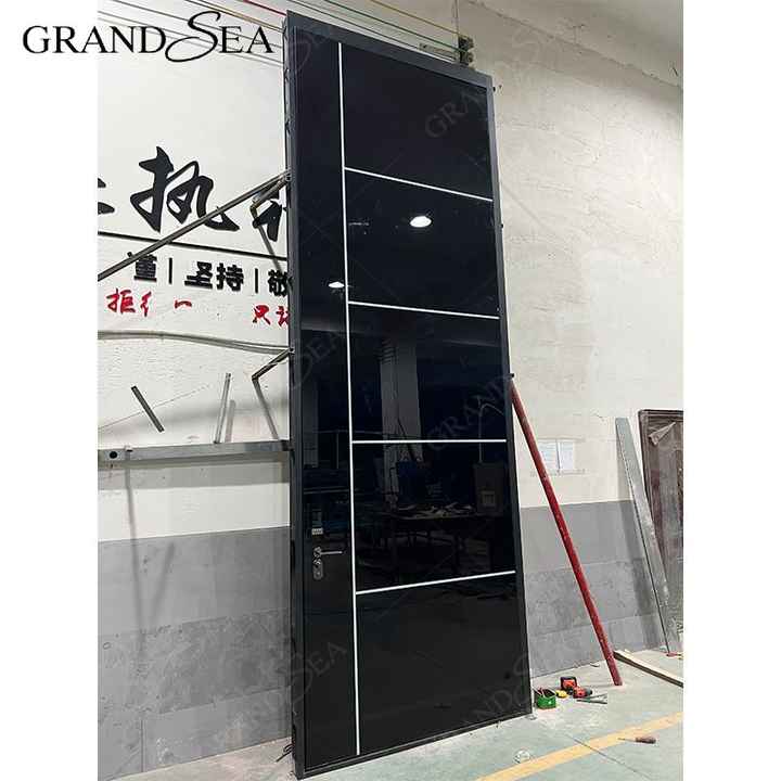 Italian Front Door Design - Luxury Pivot Entrance Security