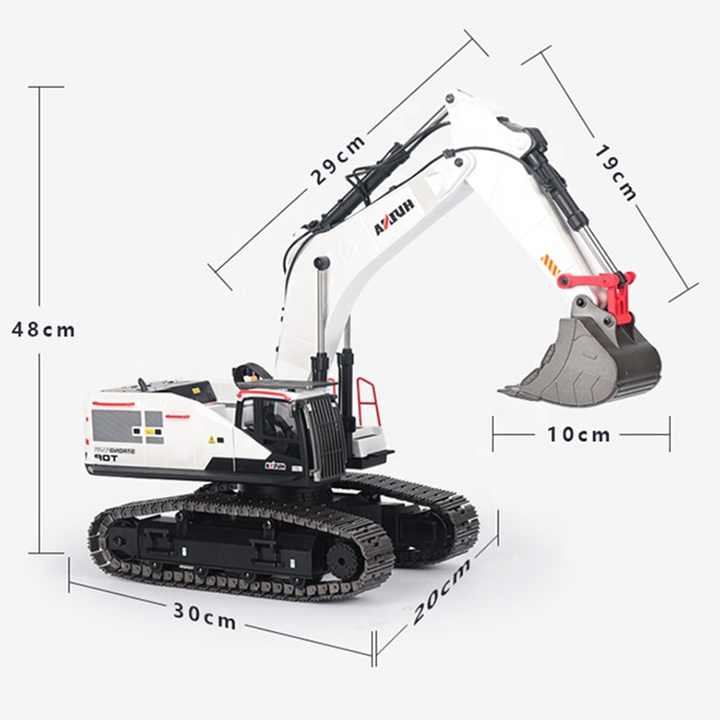Hui Na 1594 1 14 2.4G 22CH électrique ingénierie camion véhicule ...