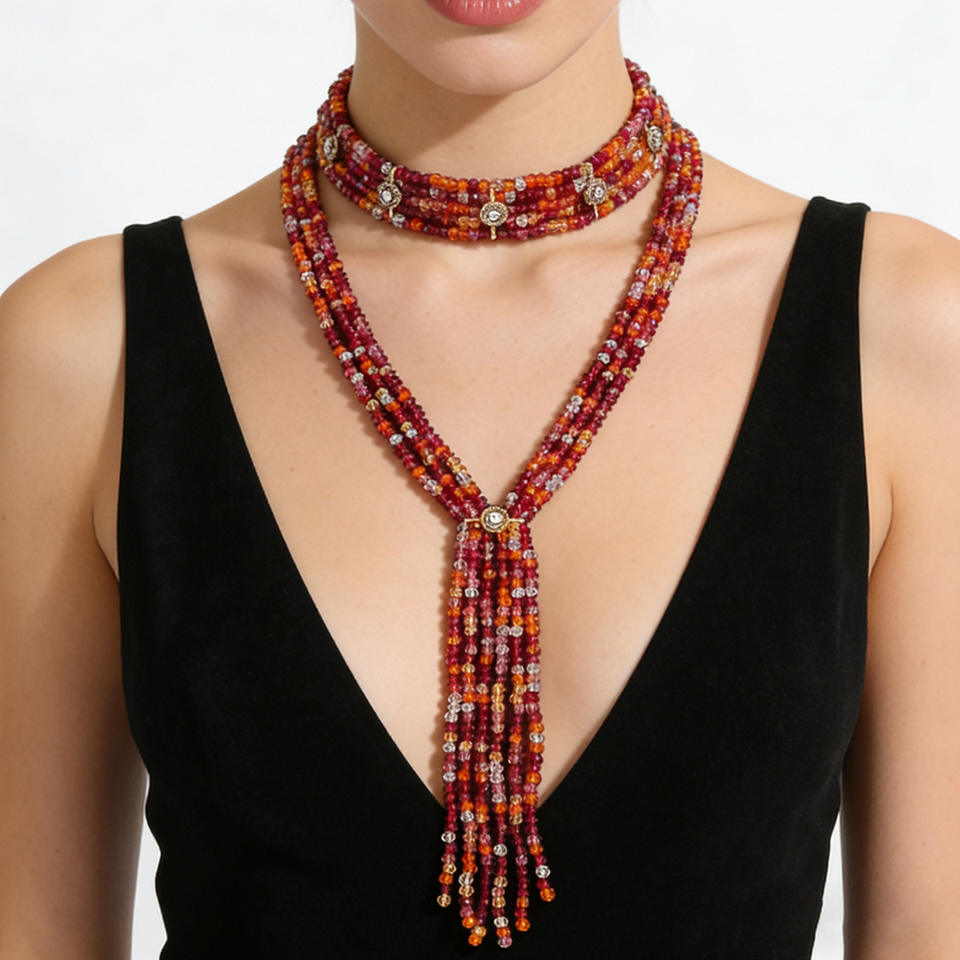 Kaimei 2026 Fashion Jewelry Vintage Handmade Bead Tassel Necklace ...