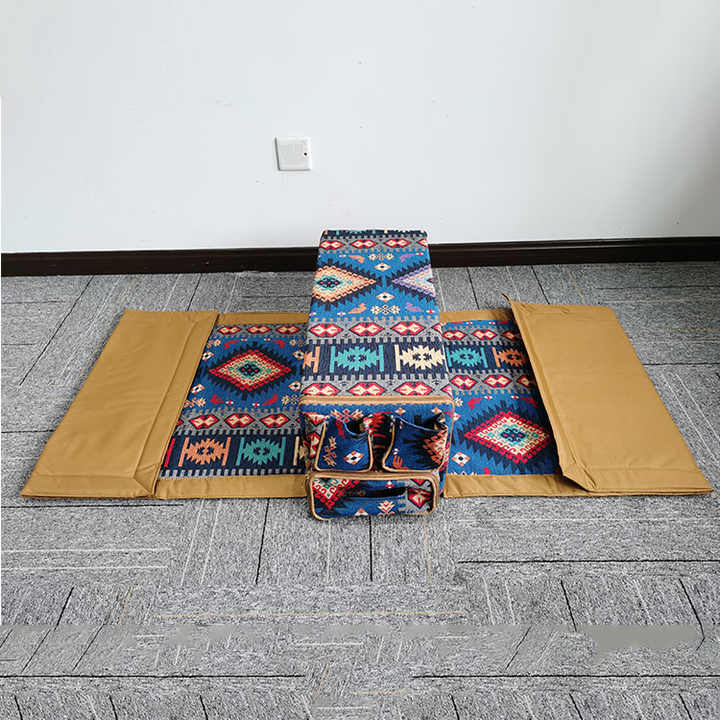 Majlis Arabic Floor Seating Furniture Sadu Fabric Portable Floor Chair ...