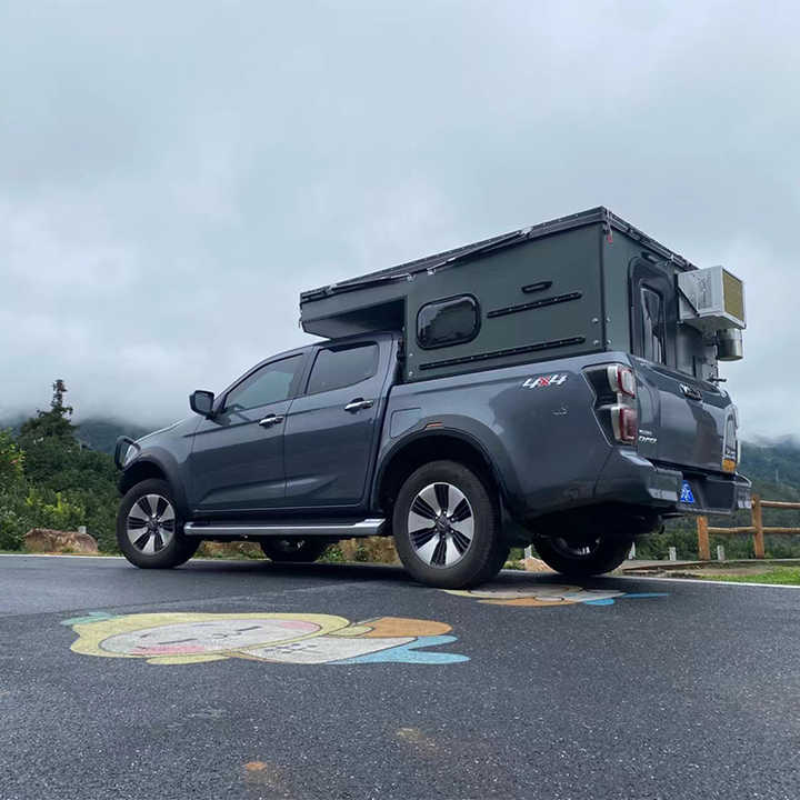 Mini Camper Van Pop up Expedition Truck RV Camper with Shower