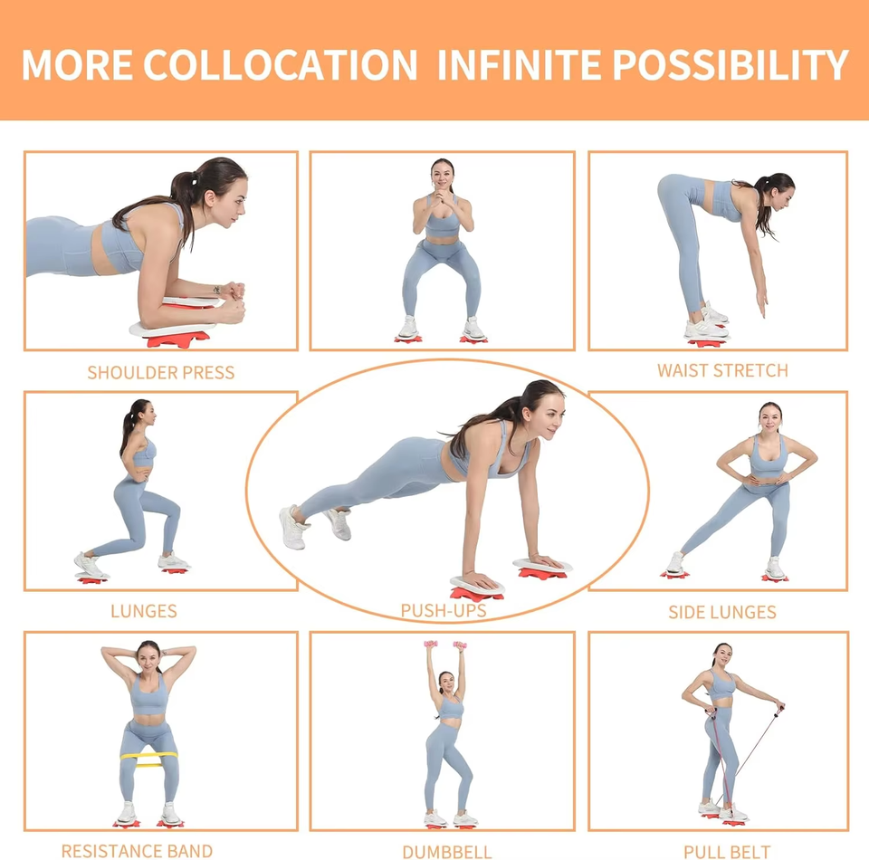 Popular Full-body Exercise ABS Waist Twisting Disc with Rotating ...