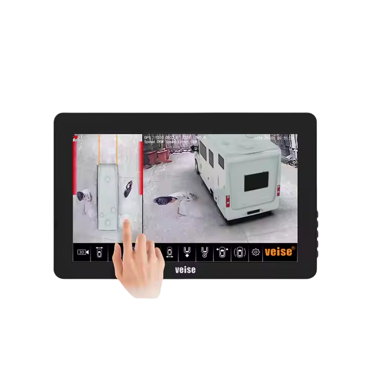 4CH AI Panorama Camera 360 Degree Bird View Backup Camera System for ...