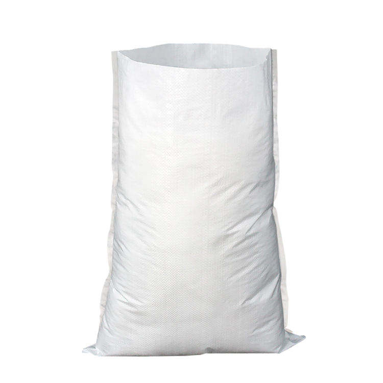 60*90cm White PP Woven Bag - 50kg Capacity with Liner