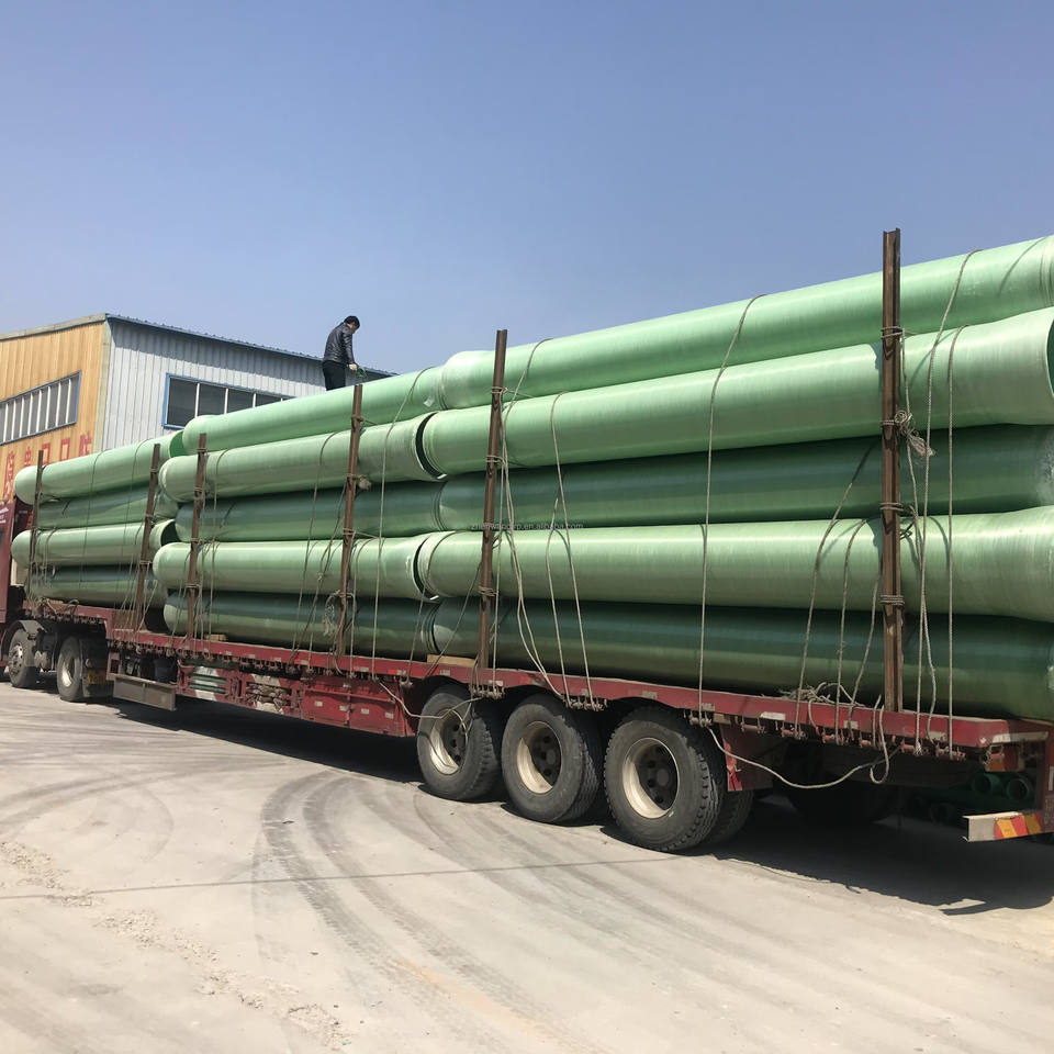 Large-diameter FRP Fiberglass Pipes for Water Supply Sewage Corrosion ...
