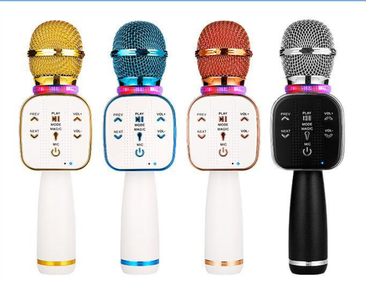 Portable Handheld Mic Kids Wireless Microphone Portable Karaoke ...