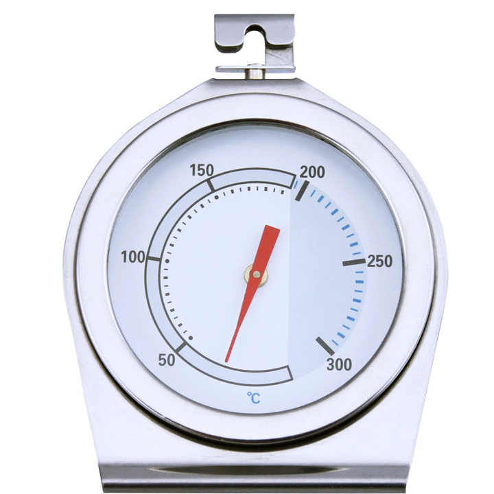 Dial Oven Thermometer with Hook and Panel Base Stainless Steel Instant ...