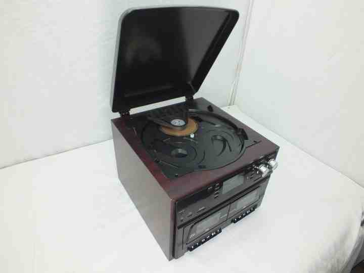 Retro and Popular Three-CD Player with USB Function and a Dual-cassette ...