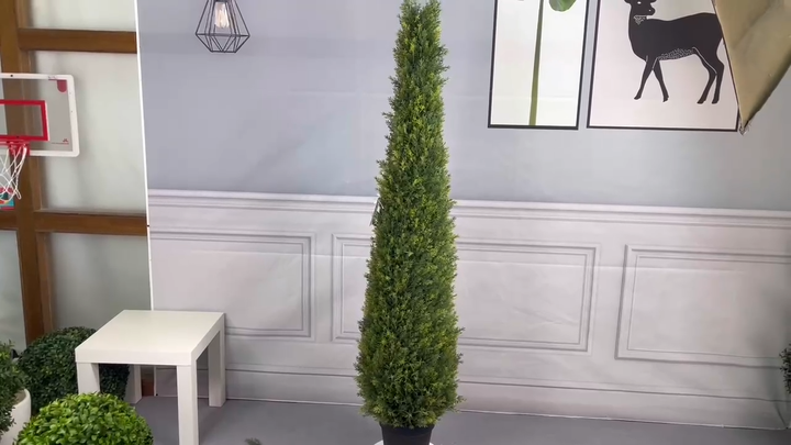 Artificial Cedar Cone Shaped Topiary - Perfect for Gardens