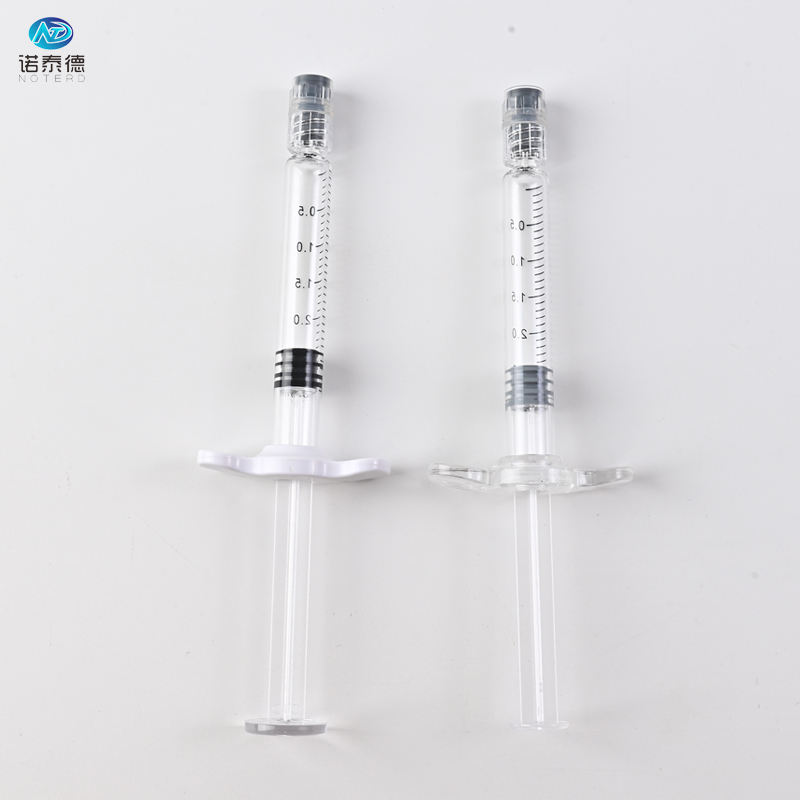 3ml Glass Syringe with Custom Color Backstop and Plunger, Premium ...