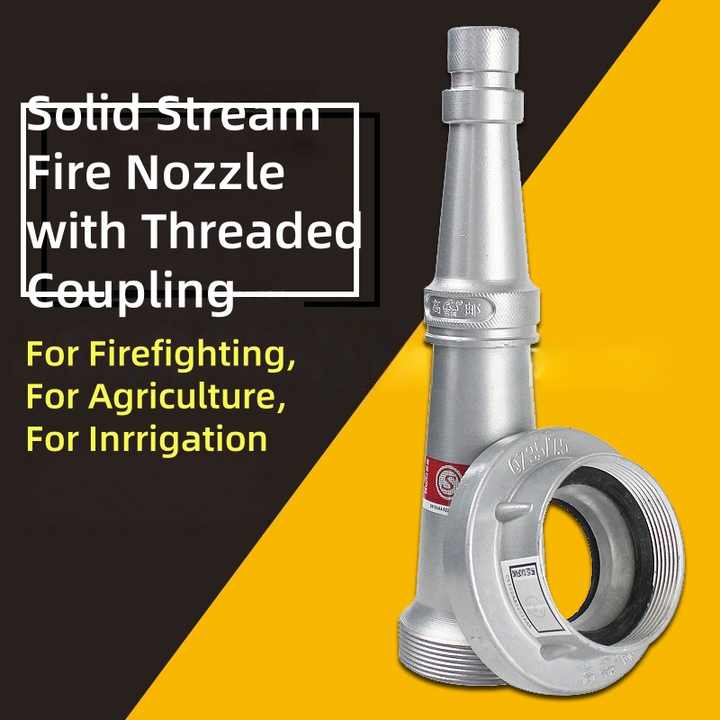 DN65 Firefighting Water Gun 2.5'' Fire Hose Gun with Multi-size KD ...