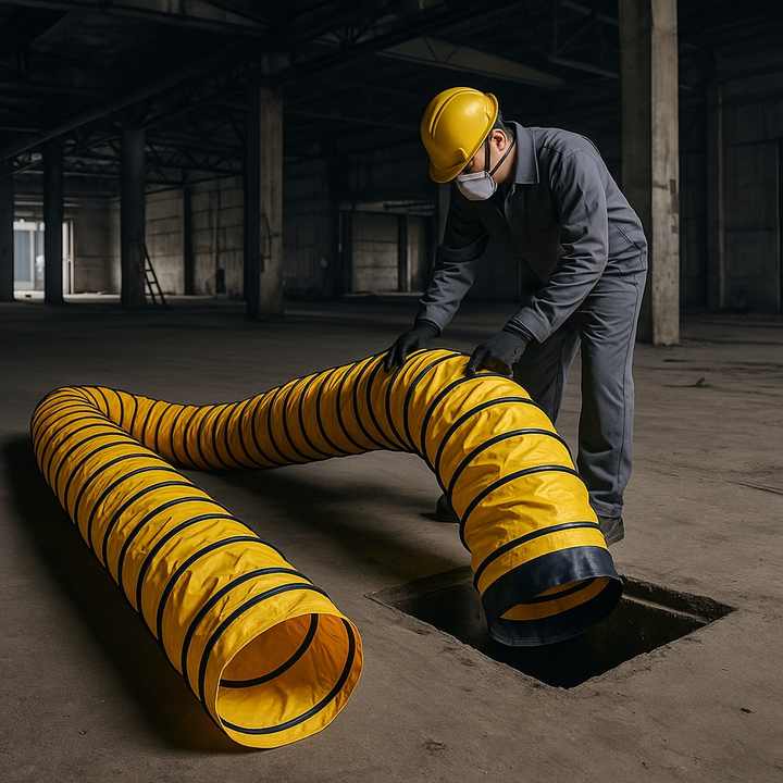 High Strength PVC Tunnel Ventilation Duct Flexible Air Duct Hose for ...