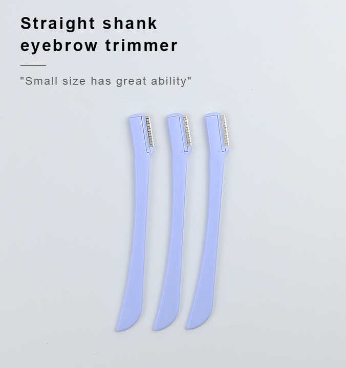 Mini Stainless Steel Blade Eyebrow Trimmer Cute Facial Hair Removal ...