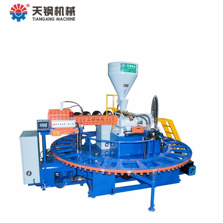 Automatic PVC Air Blowing Slipper Shoes Sole Injection Moulding Machine ...