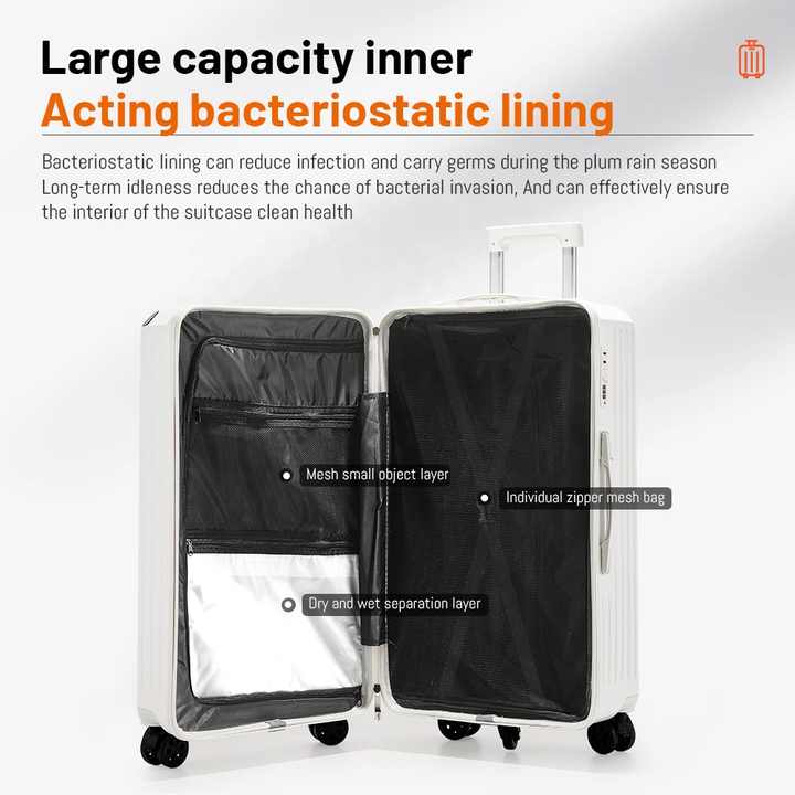30 Inch ABS Hard Shell Travel Luggage Set - Lightweight, Durable ...