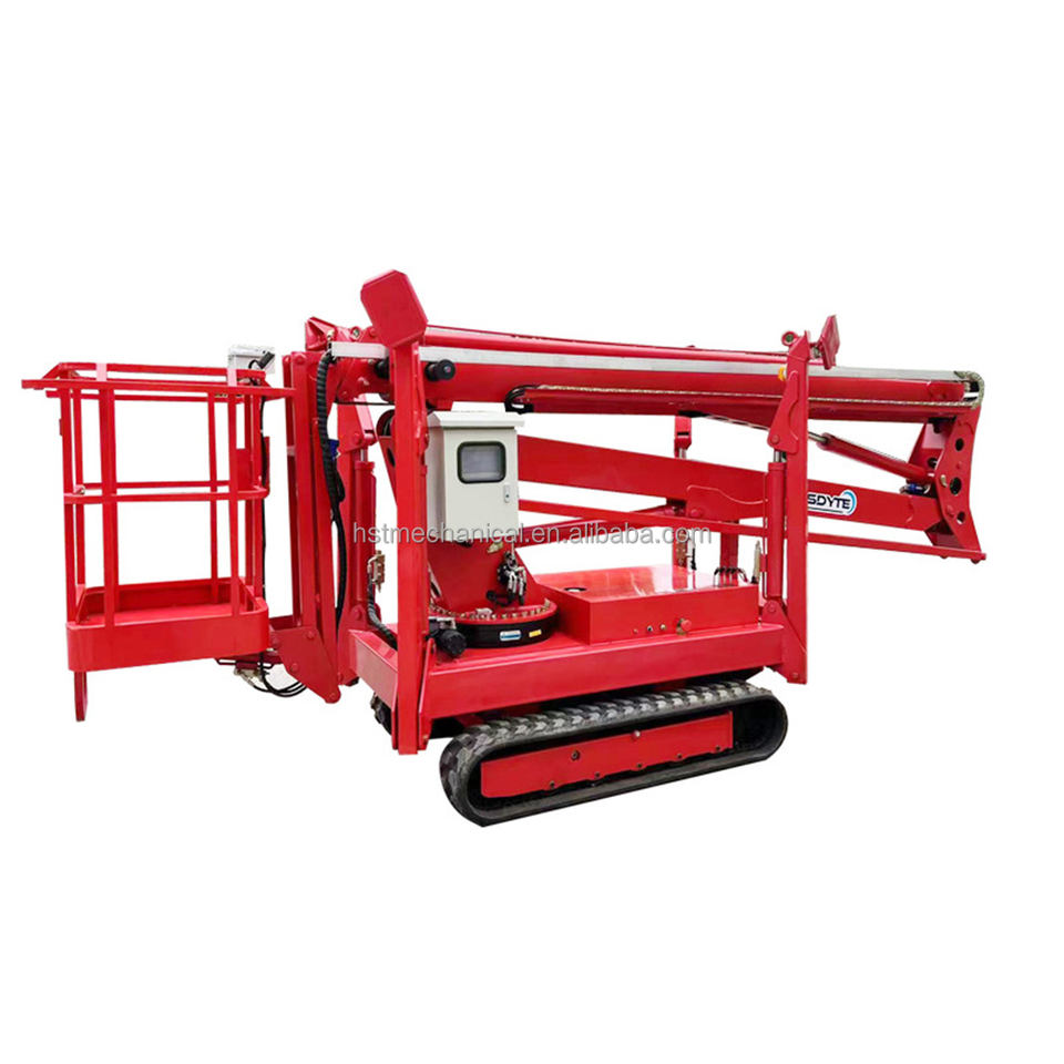 Spider Boom Lift 18m All Terrain Crawler Aerial Work Platform for High ...