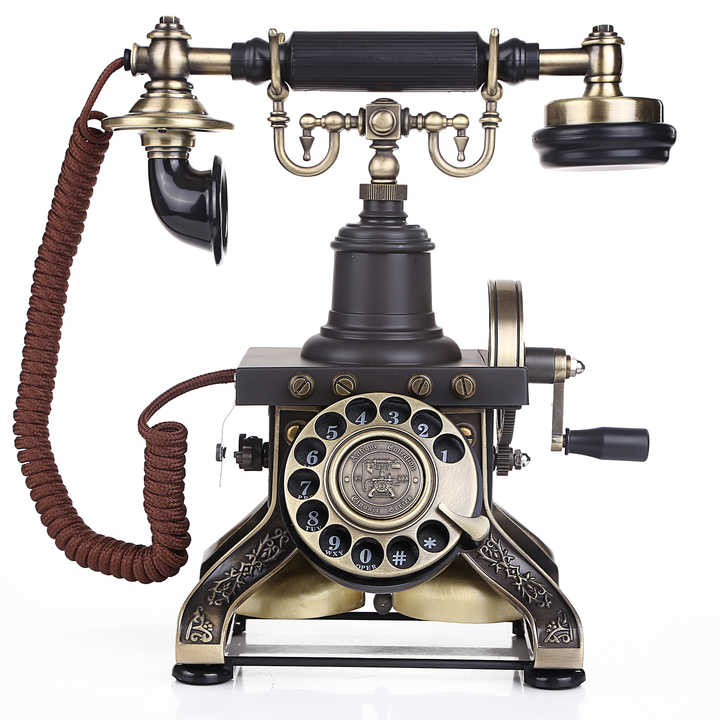 Antique Telephone Eiffel Tower 1892 Rotary Dial Phone