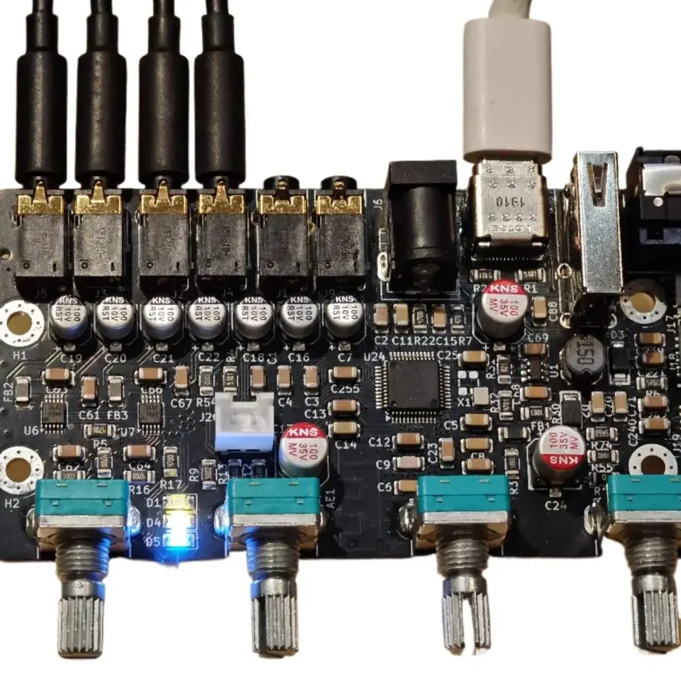 7-channel DSP Preamp Tuning Board Computer Mobile Phone Bluetooth ...