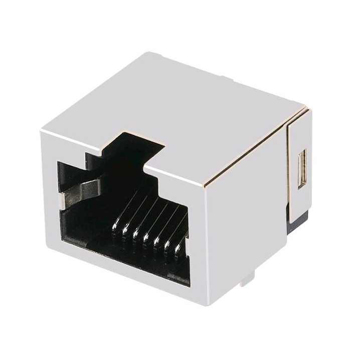 615008185121 Low Profile Ethernet RJ45 Conector - Female PCB Jack