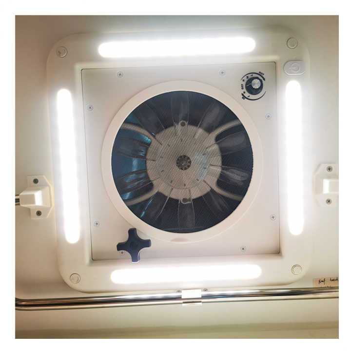 Caravan Roof Vent Fan Camper RV Motorhome Hatch Airflow in Rainy Days ...