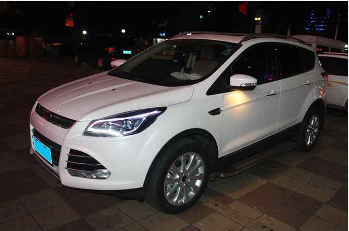 AKD Car Styling for Ford Escape Kuga 2014 2016 LED Headlight DRL Hid Head Lamp Angel